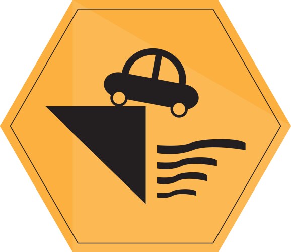 Isolated transit signal Royalty Free Vector Image