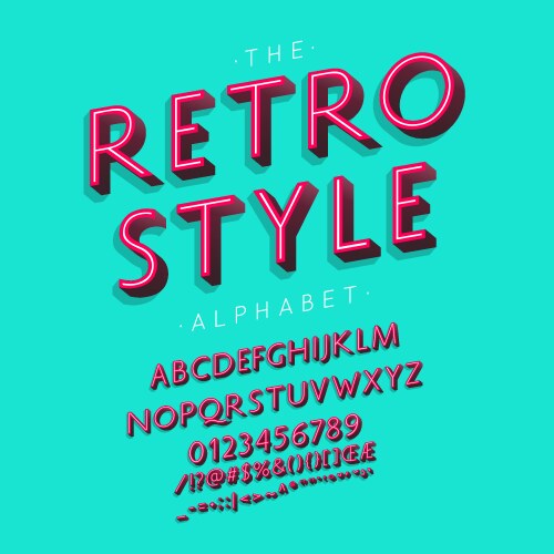 Comic font Royalty Free Vector Image - VectorStock