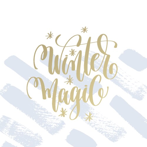 Magic winter castle Royalty Free Vector Image - VectorStock