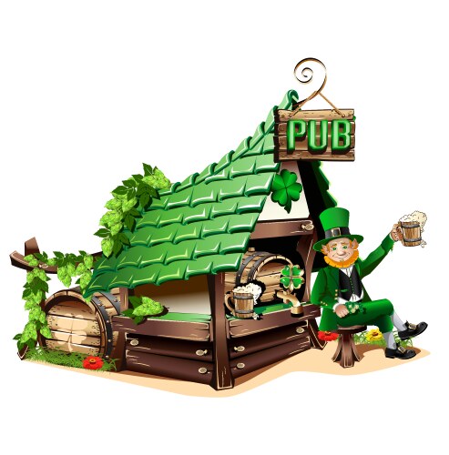 Irish pub Royalty Free Vector Image - VectorStock