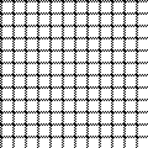 Geometric plaid line black and white minimalistic Vector Image