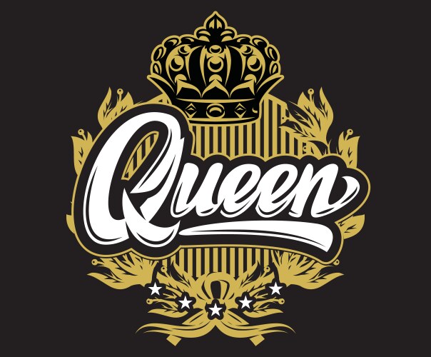 Calligraphy with Crown Letter Vector Images (over 4,500)