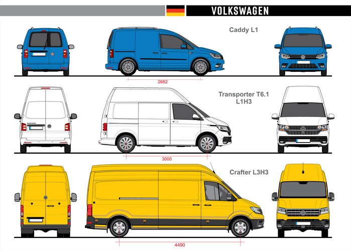 Volkswagen transporter Vector Images & Graphics for Commercial Use ...