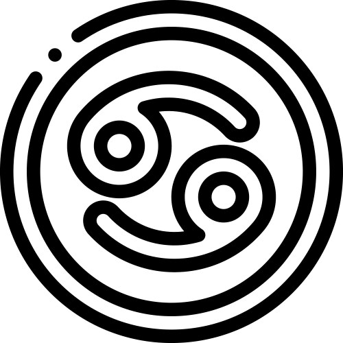 Cell icon thin linear style design isolated Vector Image