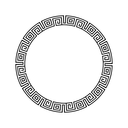 Blue and white round design Royalty Free Vector Image