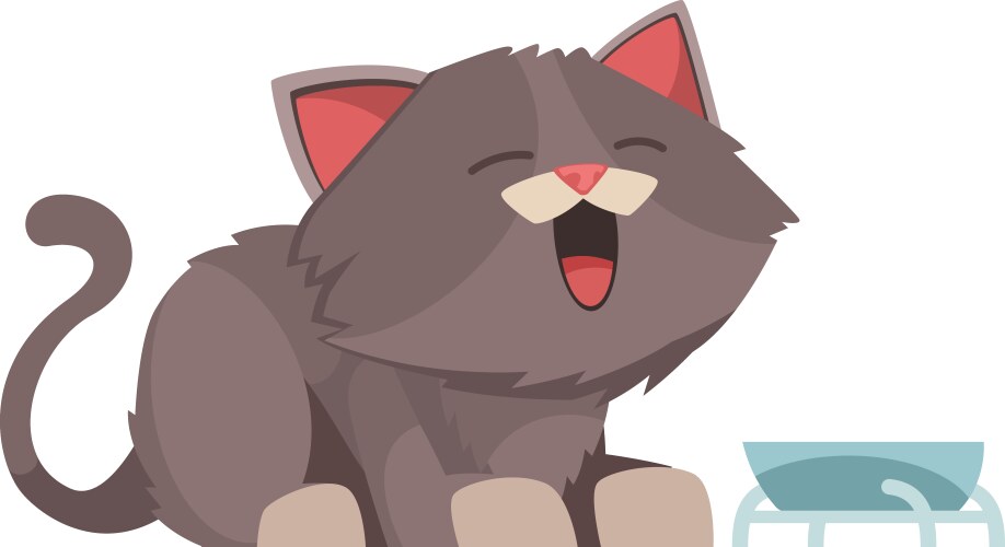 Kitten cartoon Royalty Free Vector Image - VectorStock