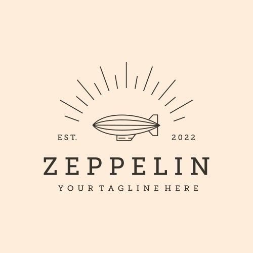 Zeppelin Outline Vector Images (over 420)