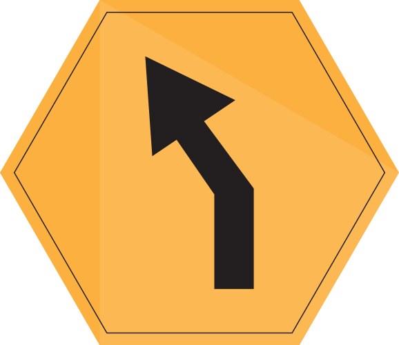 Isolated transit signal Royalty Free Vector Image