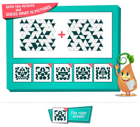 Game iq comes puzzle figures Royalty Free Vector Image