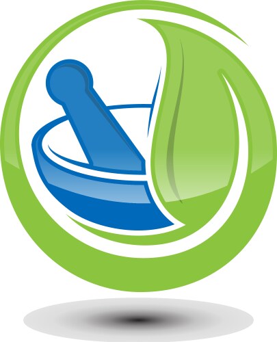 Pharmacy medical logo Royalty Free Vector Image