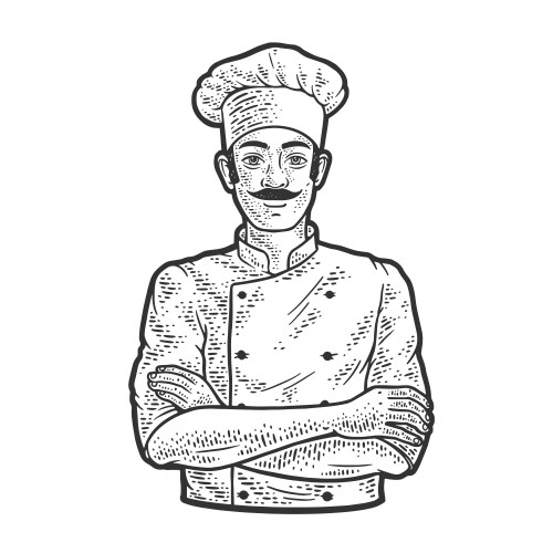 Chef Cooking Sketch Vector Images (over 6,300)