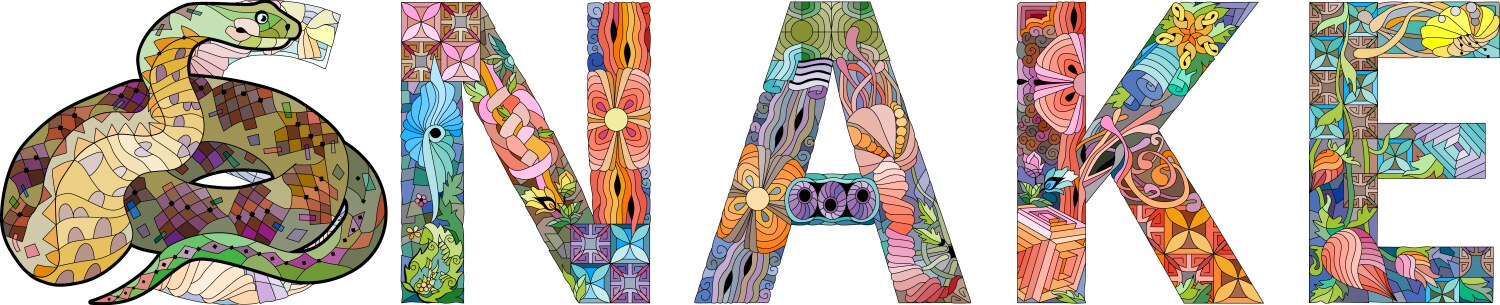 Word peril entangle object for decoration Vector Image