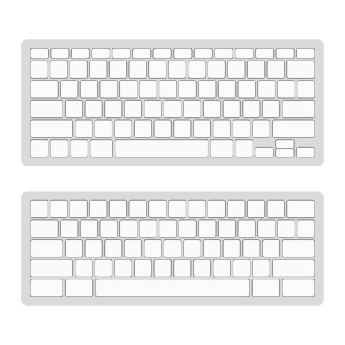 Computer Keyboard Template Vector Images (over 4,300)