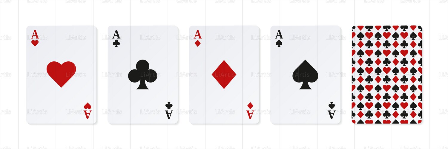 Clip Art Playing Cards Vector Images (over 3,100)
