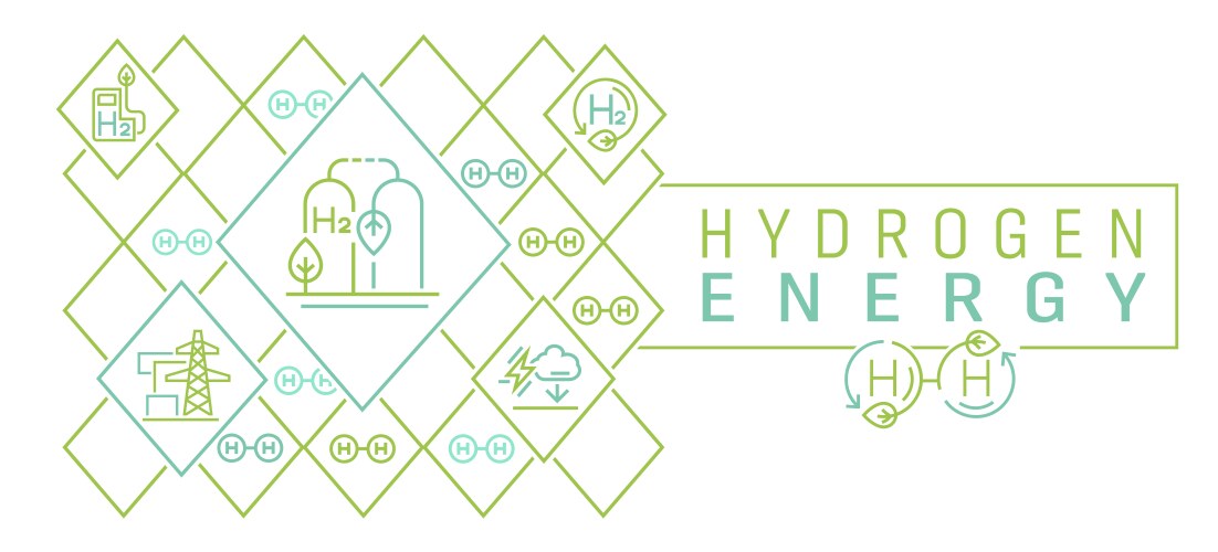 Green hydrogen producing benefits renewable Vector Image