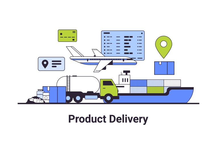 Carbon credit energy supply cleaner concept Vector Image