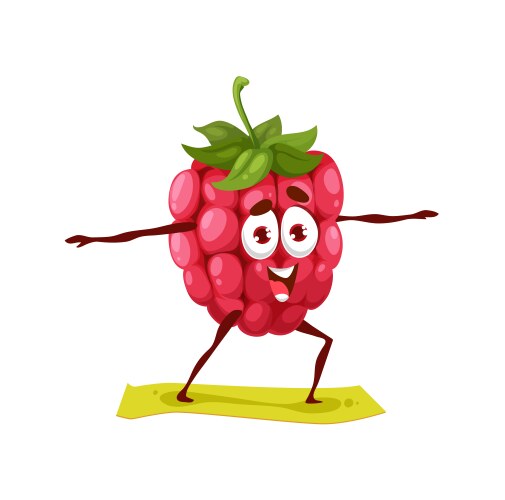 Berry fruits group cartoon Royalty Free Vector Image
