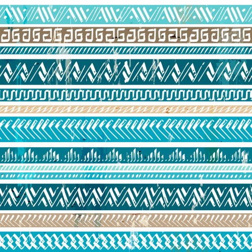 Abstract tribal pattern Royalty Free Vector Image