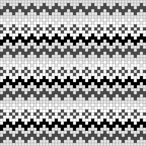 Geometrical seamless knitting scheme pattern Vector Image