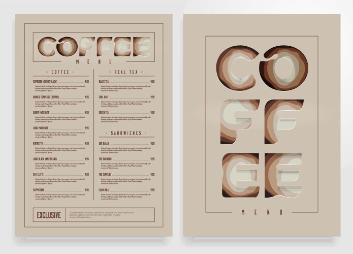 Coffee Shop Menu Vector Images (over 39,000)