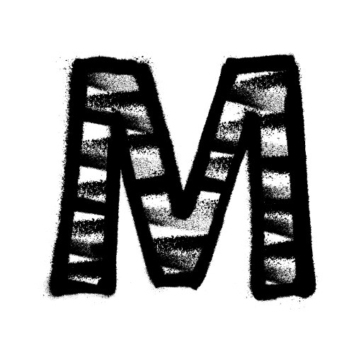 M Dripping Vector Images (70)