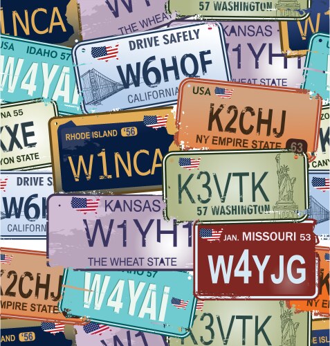 License Plate Template Vector Images (over 230)