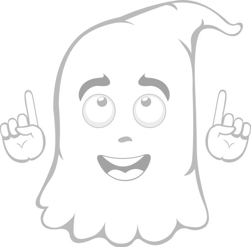 Ghost Pointing Vector Images (over 250)