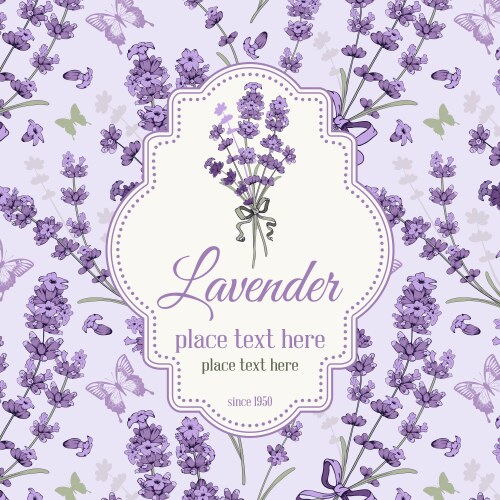 Lavender background Royalty Free Vector Image - VectorStock