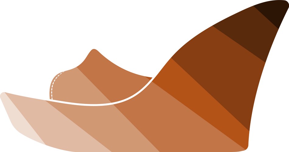 Platform shoe icon Royalty Free Vector Image - VectorStock