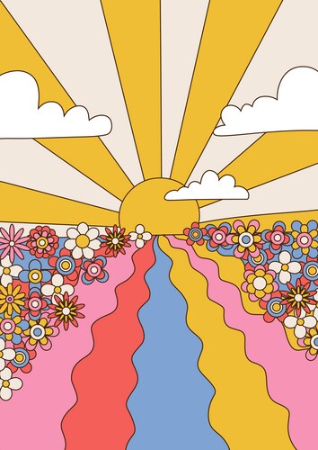 Psychedelic Sun Vector Images (over 2,700)