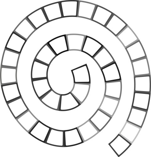 Abstract futuristic maze set template Royalty Free Vector