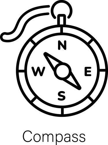 Geometry compass Royalty Free Vector Image - VectorStock