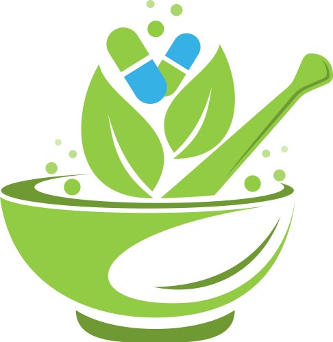 Pharmacy medical logo Royalty Free Vector Image