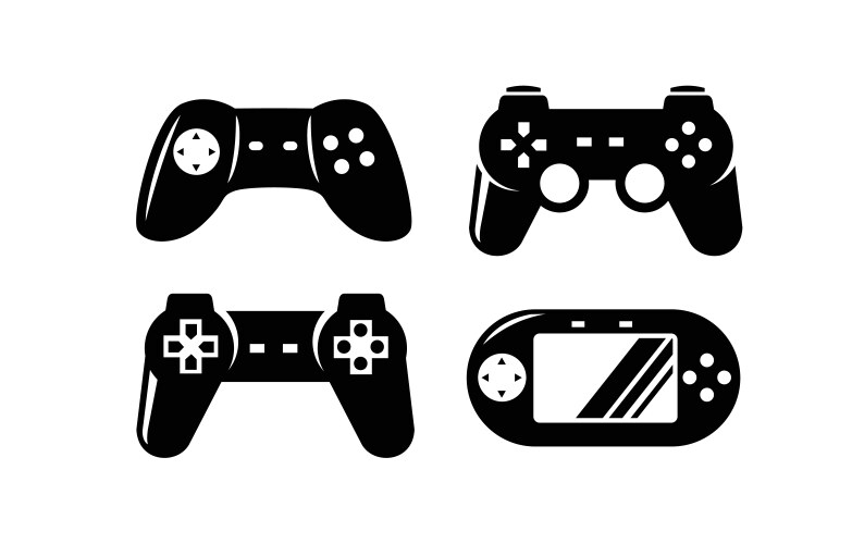 Video Game Black and White Vector Images (over 52,000)