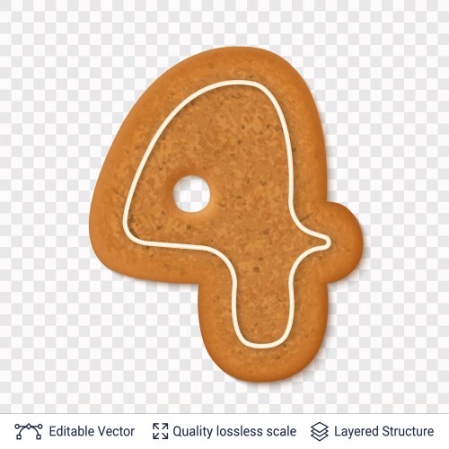 Christmas Number 4 Vector Images (over 500)