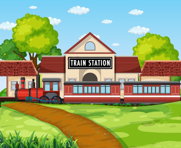 Toy train Royalty Free Vector Image - VectorStock