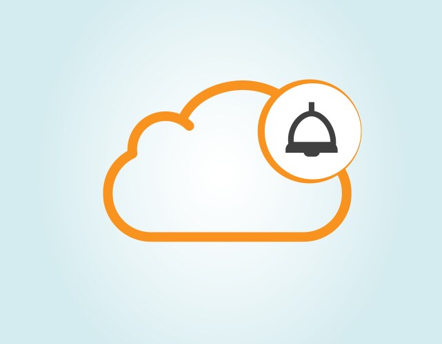 Cloud-reduce-cost Royalty Free Vector Image - VectorStock