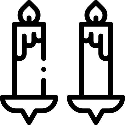 Dharma icon thin linear style design isolated Vector Image