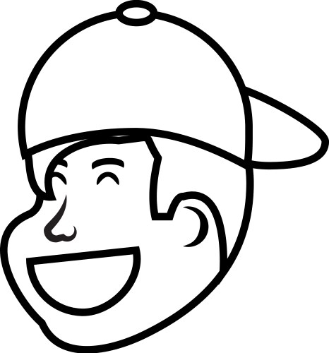 Boy kid head cartoon icon Royalty Free Vector Image Boy kid head cartoon icon Royalty Free Vector Image