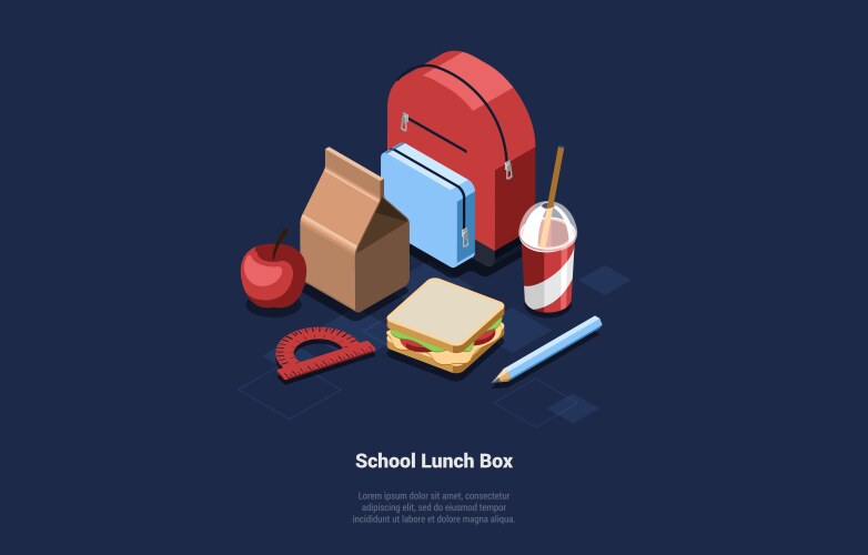 School Lunch Vector Images (over 8,400)