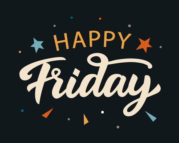 Happy Friday Banner Vector Images (over 5,300)