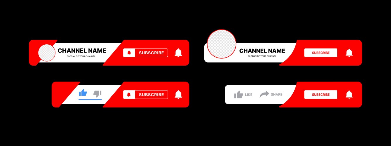 Subscribe Button Logo for Youtube Vector Images (over 230)