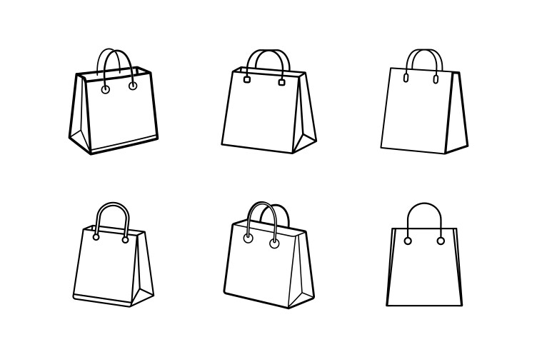Bag Outline Vector Images (over 170,000)