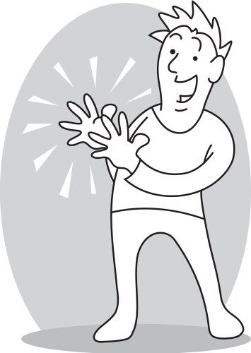 Angry man Royalty Free Vector Image - VectorStock