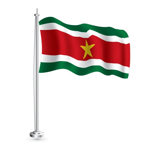 Flags icon suriname 01 Royalty Free Vector Image
