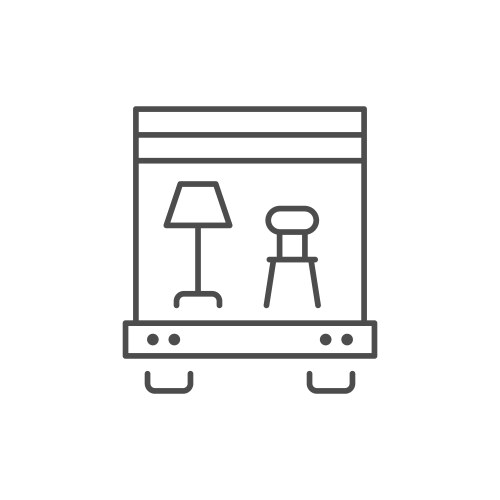 Moving Truck Outline Icon Vector Images (over 4,500)