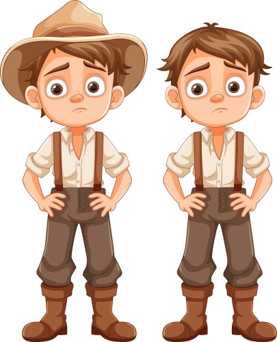 Cartoon Farmer Sad Vector Images (over 120)