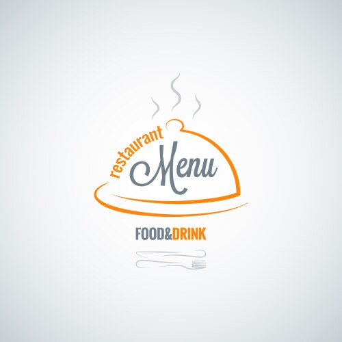 Food and drink menu design background Royalty Free Vector