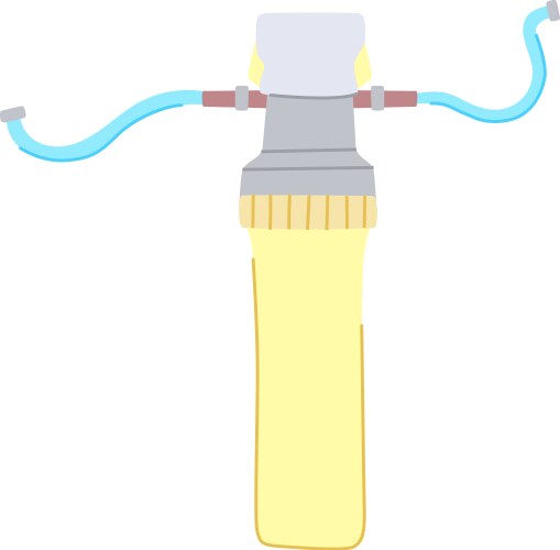 Water filter set cartoon Royalty Free Vector Image