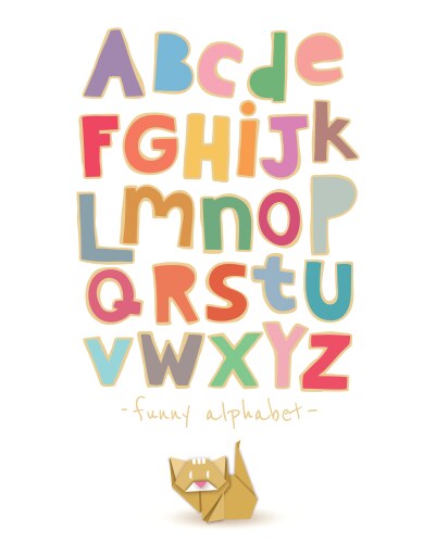 Cute Cat Alphabet - Cartoon Font – Royalty-Free Vector | VectorStock